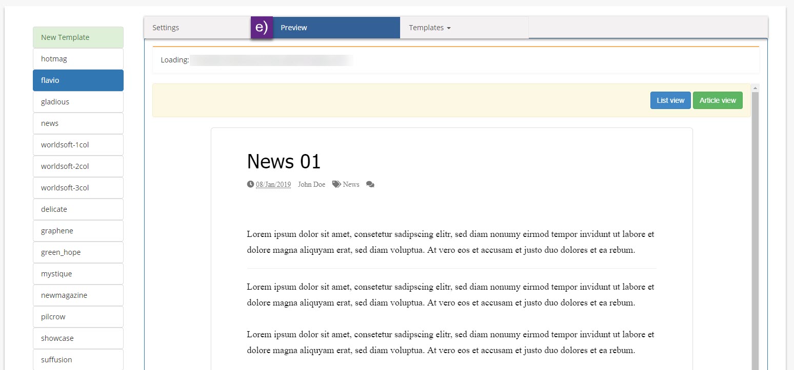 Worldsoft Support - Worldsoft News Modul