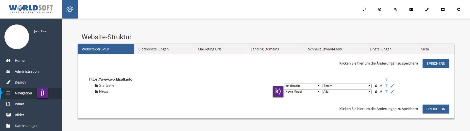 Worldsoft Support - Worldsoft News Modul